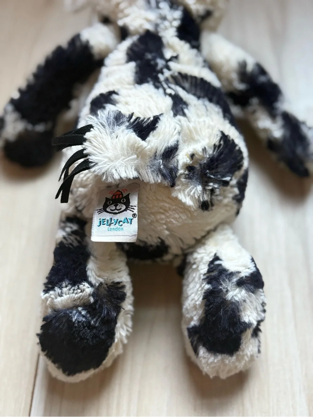 Jellycat | Toys | Retired Jellycat Cow Plush Stuffed Animal Black White ...